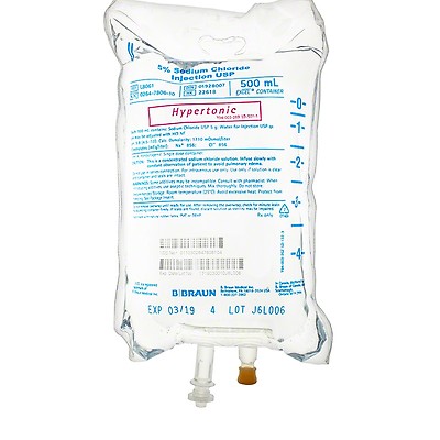 B Braun Dextrose and Sodium Chloride Injection L6161