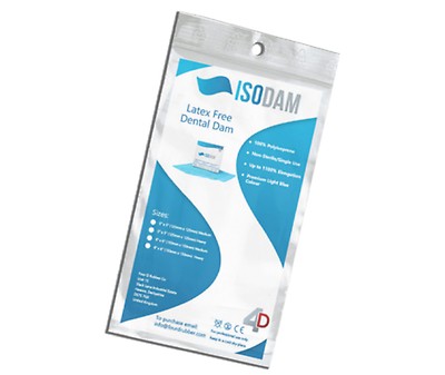 Four D Rubber Co Isodam Polyisoprene Dental Dam, Standard Package ...