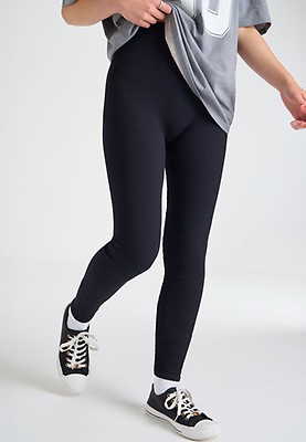 Girls in black yoga pants store