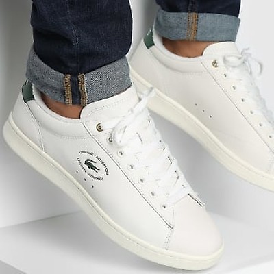 Lacoste Baskets Carnaby Set 224 White Navy LaBoutiqueOfficielle