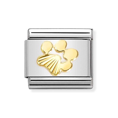 Nomination Composable Classic 18ct Gold Dog Charm