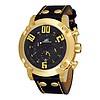 Adee Kaye Blitz Black Dial Gold-tone Men's Watch AK7281-MG AK7281-MG ...