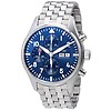 IWC Aquatimer Chronograph Blue Dial Black Rubber Men's Watch IW3768-05 ...