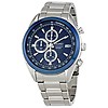 Seiko Chronograph Blue Dial Stainless Steel Men's Watch SSB091 SSB091 ...
