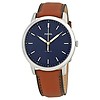 Fossil Minimalist Black Dial Brown Leather Men's Watch FS5305 FS5305 ...