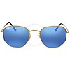 Ray-Ban Hexagonal Light Blue Gradient Flash Men's Sunglasses RB3548N ...