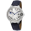 Cartier Ballon Bleu Automatic Silver Dial Diamond Ladies Watch W4BB0009 ...