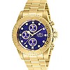 Invicta Pro Diver Chronograph Blue Dial 18kt Gold-plated Men's Watch ...