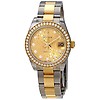 Rolex Purple Diamond Dial Ladies Steel and 18ct Oyster Watch 279381PUDO ...