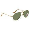 Ray-Ban Original Aviator Green Polarized Sunglasses RB3025 001/58 55-14 ...