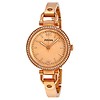 Fossil Georgia Beige Dial Sand Tan Leather Ladies Watch ES2830 ES2830 ...