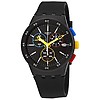 Swatch Kaicco Chronograph Black Dial Men's Watch SUSB406 SUSB406 ...