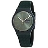 Swatch Golden Tac Black Dial Black Silicone Unisex Watch GB274 GB274 ...
