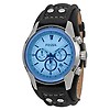 Fossil Coachman Chronograph Black Dial Brown Leather Men's Watch CH2891 ...