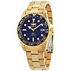 Invicta Pro Diver Chronograph Blue Dial 18kt Gold-plated Men's Watch ...