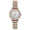 Fossil Virginia Rose Dial Rose Gold-tone and Horn Acetate Ladies Watch ...