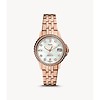 Fossil Scarlette Crystal Rose Dial Ladies Watch ES4318 ES4318 - Watches ...