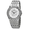 Bulova Phantom Quartz Crystal Silver-tone Pave Dial Ladies Watch 96L278 ...
