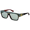 Gucci Green Men's Sunglasses GG0668S-004 58 GG0668S-004 58 - Sunglasses ...