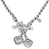 Scott Kay Sterling Silver Diamond Heart Chain Necklace N1062SPAD18 ...