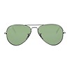 Ray-Ban Ray-Ban Aviator Gunmetal Frame Brown Non-Polarized Crystal Lens ...