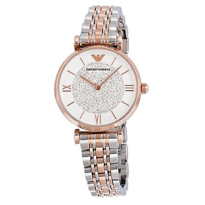 Emporio Armani Classic Mother of Pearl Dial Ladies Watch AR1908 AR1908 ...