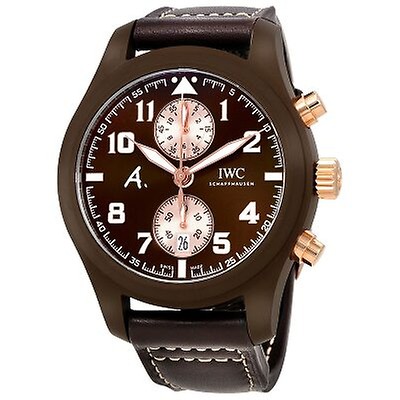 IWC Pilot Chronograph Automatic Black Dial Men's Watch IW377701 ...