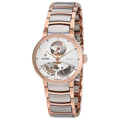 Rado Coupole Jubile White Dial Two-tone Ladies Watch R22852713 ...