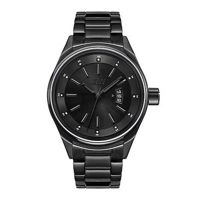 Jbw Bond Black Dial Black IP Stainless Steel Men's Watch J6311D J6311D ...