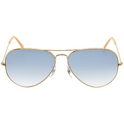 Ray-Ban Aviator Gradient Light Blue Gradient Sunglasses Rb3025-0033F ...
