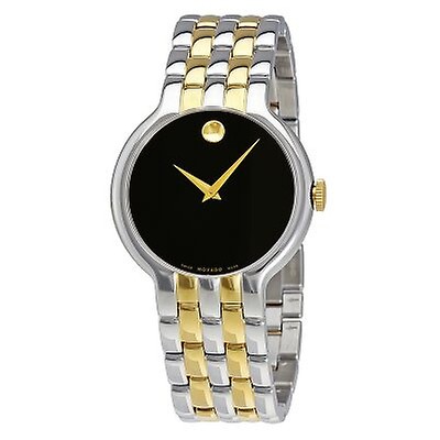 Movado Museum Classic Black Dial Two-tone Men's Watch 0607200 0607200 ...