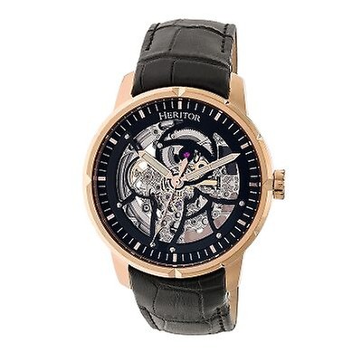 Heritor Ryder Automatic Silver Skeleton Dial Men's Watch HR4607 HR4607 ...