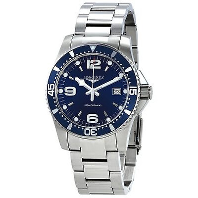 Longines HydroConquest Black Dial Men's 44mm Watch L38404566 L38404566 ...