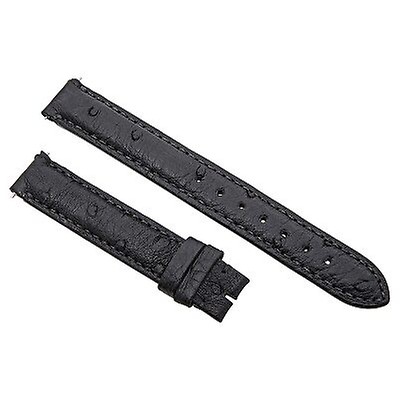 Hadley Roma 14 MM Shiny Black Alligator Leather Strap 14AAT01M - Watch ...