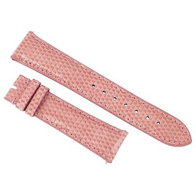 Hadley Roma Shiny Pink Lizard Leather Strap 19LIZ48M - Watch Bands ...