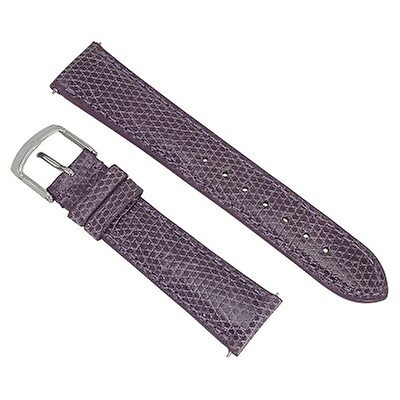 Hadley Roma Shiny Pink Lizard Leather Strap 19LIZ48M - Watch Bands ...