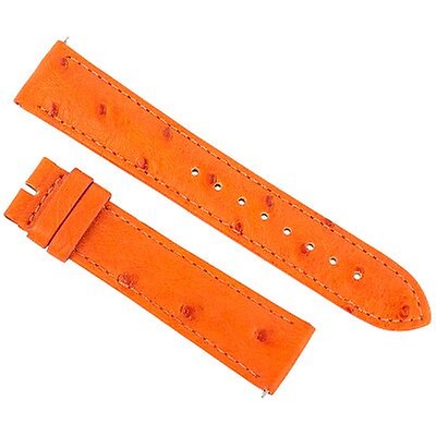 Hadley Roma 20 MM Shiny Orange Lizard Leather Strap 20LIZ43M - Watch ...