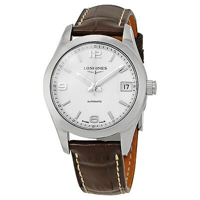 Longines Record Automatic Silver Dial Ladies Watch L23204726 L23204726 ...