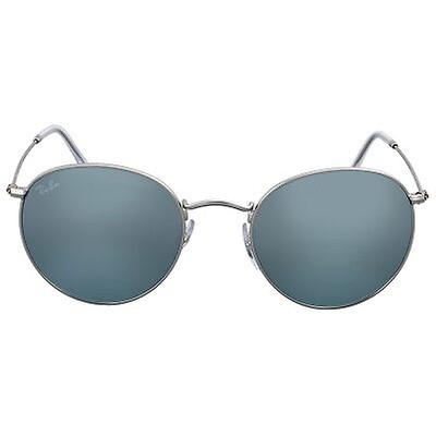 Ray-Ban Ray-Ban Round Silver Flash Sunglasses RB3447 019/30 50 RB3447 ...