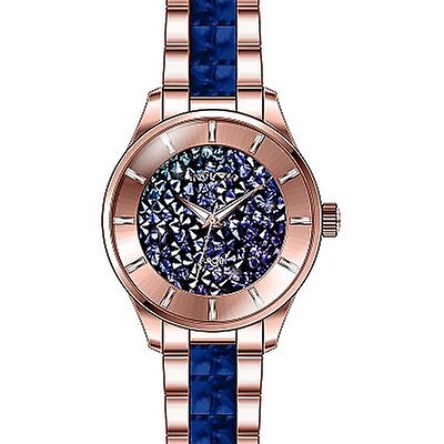 Invicta Angel Black Dial White Silicone Ladies Watch 22705 22705 ...