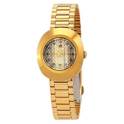 Rado Original Automatic Yellow Gold Dial Men's Watch R12413653 ...
