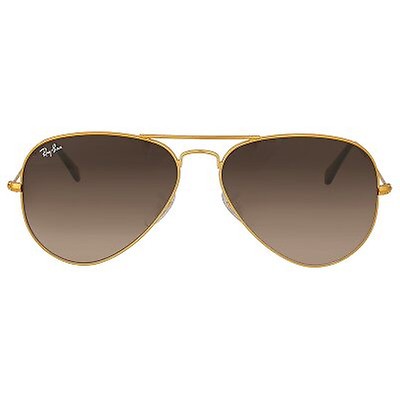 Ray-Ban Brown Gradient Aviator Sunglasses RB3548N 9069A554 RB3548N ...