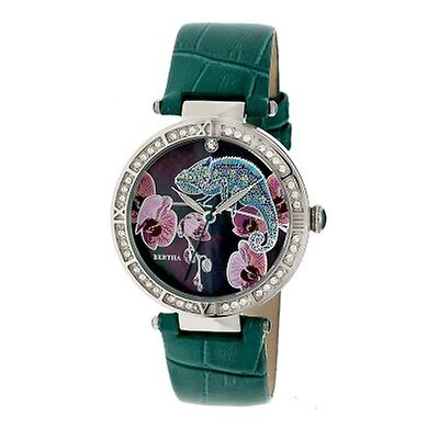 Bertha Lydia Quartz Crystal Silver Dial Ladies Watch BR9505 BR9505 ...