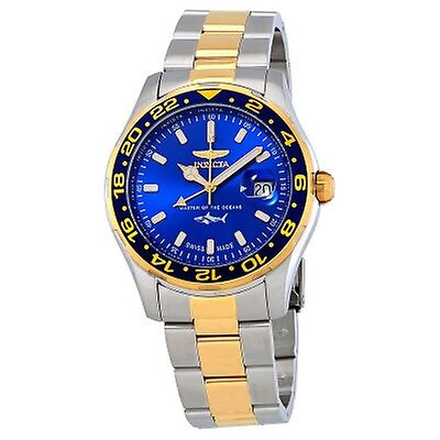 Invicta II Date Master GMT Blue Dial Men's Watch 9400 9400 - Invicta ...