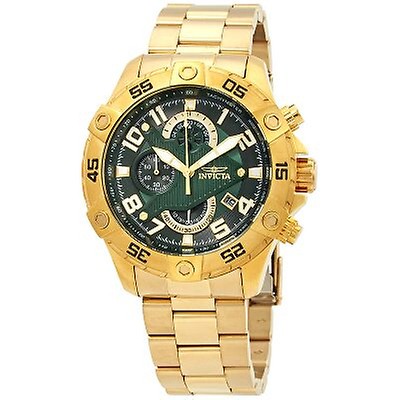 Invicta Subaqua Chronograph Green Abalone Dial Men's Watch 25801 25801 ...