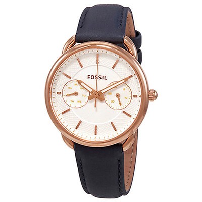 Fossil Stella Rose Dial Rose Gold-tone Ladies Watch ES3590 ES3590 ...