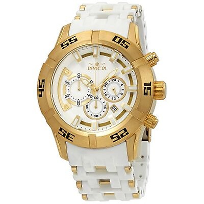 Invicta Pro Diver Chronograph Green Dial Two-Tone Men's Watch 26083 ...