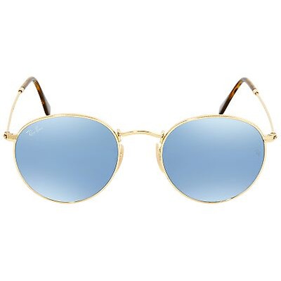 Ray-Ban Ray-Ban Round Silver Flash Sunglasses RB3447 019/30 50 RB3447 ...