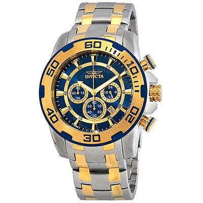 Invicta Men's II Collection Stainless Steel Blue Sandstone Dial 0106 ...