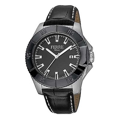 Ferre Milano Silver Dial Brown Leather Men's Watch FM1G080L0031 ...